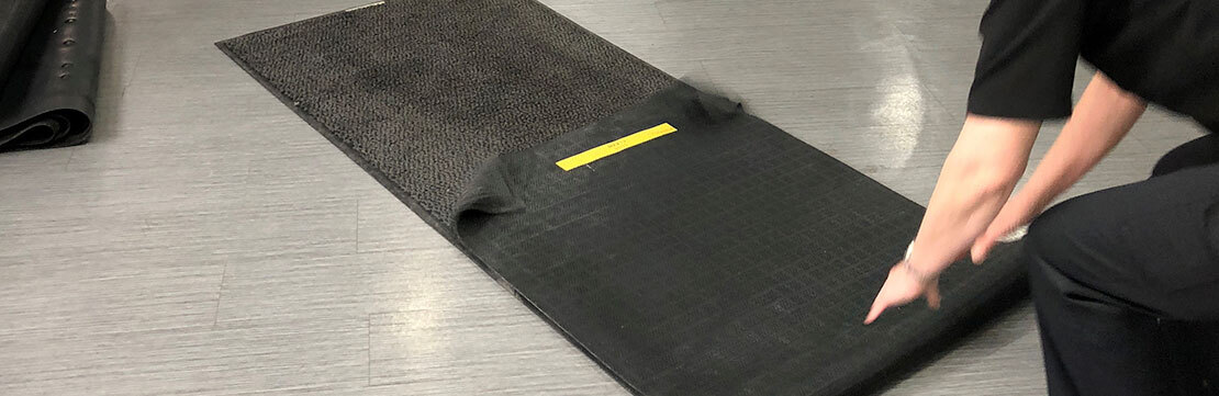 Industrial Floor Protection Mats | Rental & Laundry Service | CLEAN